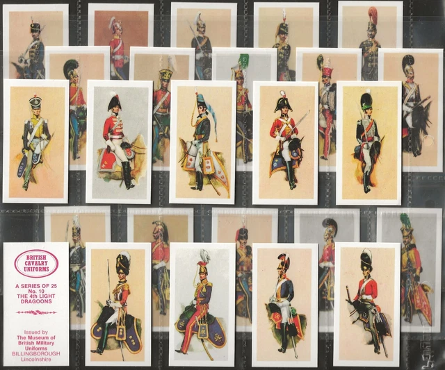 MUSEUM OF BRITISH Military Uniforms-Full Set- British Cavalry Uniforms ...