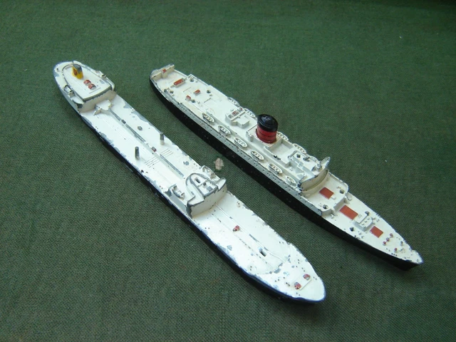 VINTAGE TRI-ANG MINIC Ships Model No M710 RMS Sylvania & M732 SS ...
