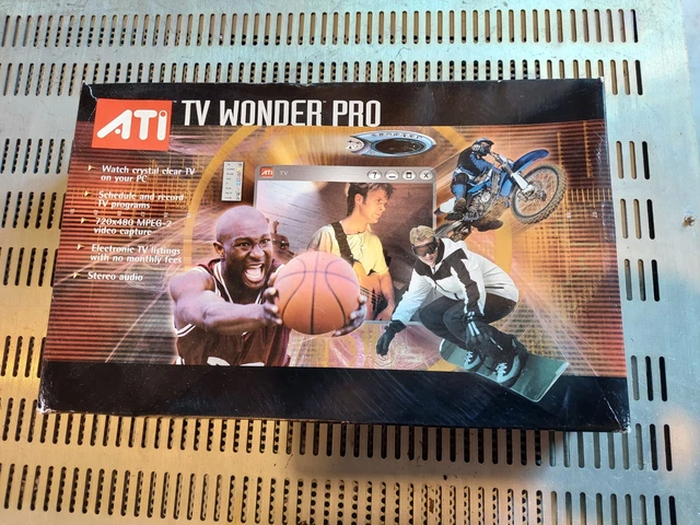 ATI “TV WONDER Pro” TV Tuner For Your PC 2003 open box $72.55 - PicClick AU