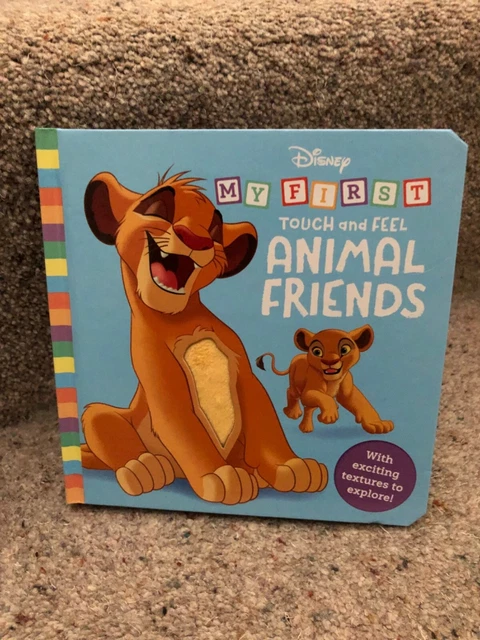DISNEY MY FIRST Touch and Feel Animal Friends by Walt Disney NEW ...