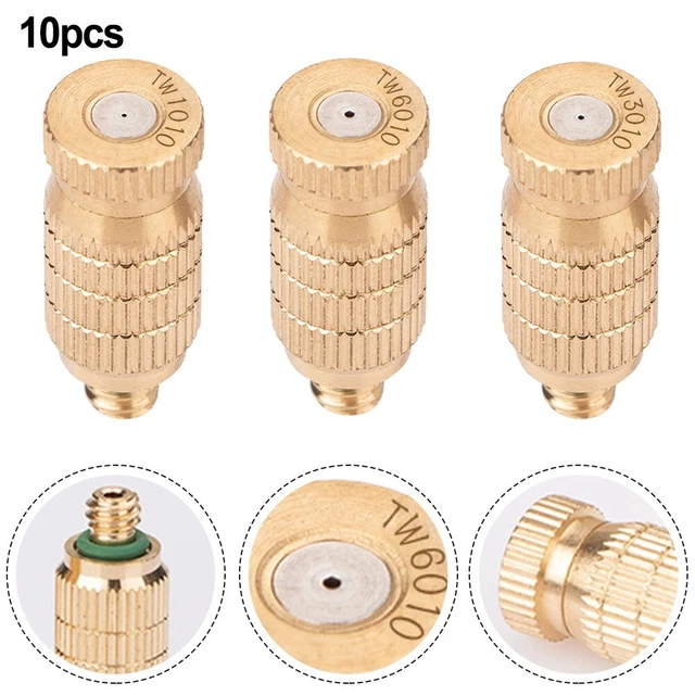 TÊTE DE PULVÉRISATION de buse de brumisation en laiton polyvalente 10 pièces EUR 21,32 - PicClick FR
