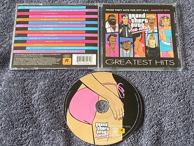 GRAND THEFT AUTO VICE CITY CD Greatest Hits 2002 15 titres RARE SONY ...