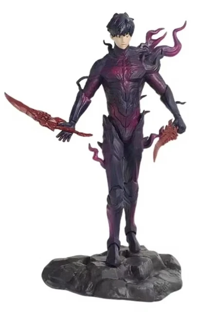 ACTION FIGURE SUNG Shadow Monarch Jin-Woo Anime Solo Leveling ...