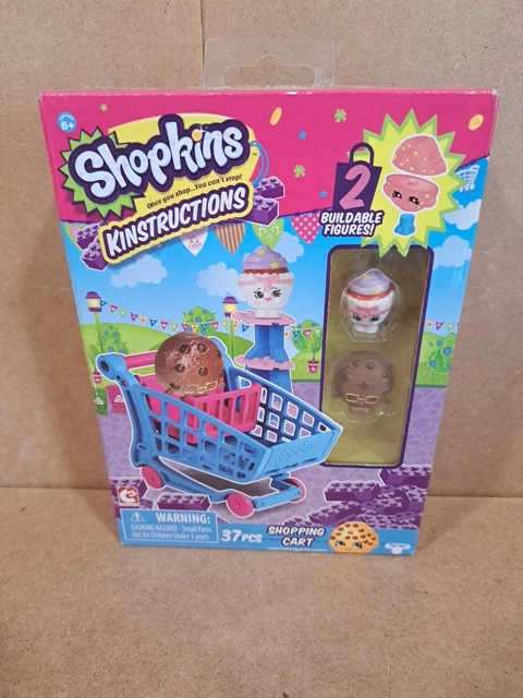 SHOPKINS KINSTRUCTIONS SHOPPING Cart Series 2 Patty Cake & Candy Cookie ...