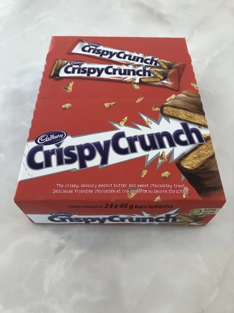 CADBURY CRISPY CRUNCH Full Sized Chocolate Bars 24 x 48 g Fresh from ...