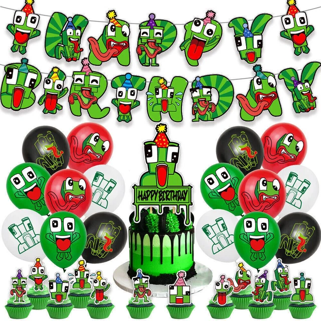 UNSPEAKABLE THEME KIDS Birthday Balloons Banners Cake Topper Party ...