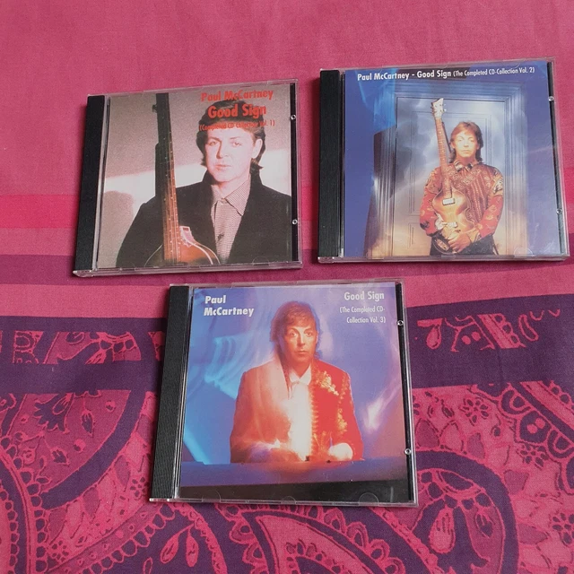 PAUL MCCARTNEY - Completed CD collection Vol 1 à 3. Lot 3 CD raretés ...