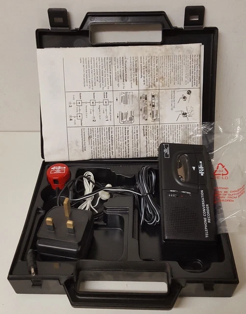 RETELL 702142 TELEPHONE Conversation Recorder Watsonlinc Vintage ...