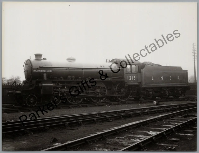 LNER STEAM TRAIN Loco William Carter #1215 London North Eastern Railway ...