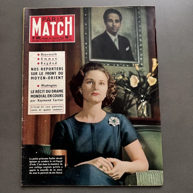 PARIS MATCH NUMÉRO 485 ANQUETIL Raphaël GEMINIANI Charly GAUL BRIGITTE BARDOT EUR 5,99 - PicClick FR