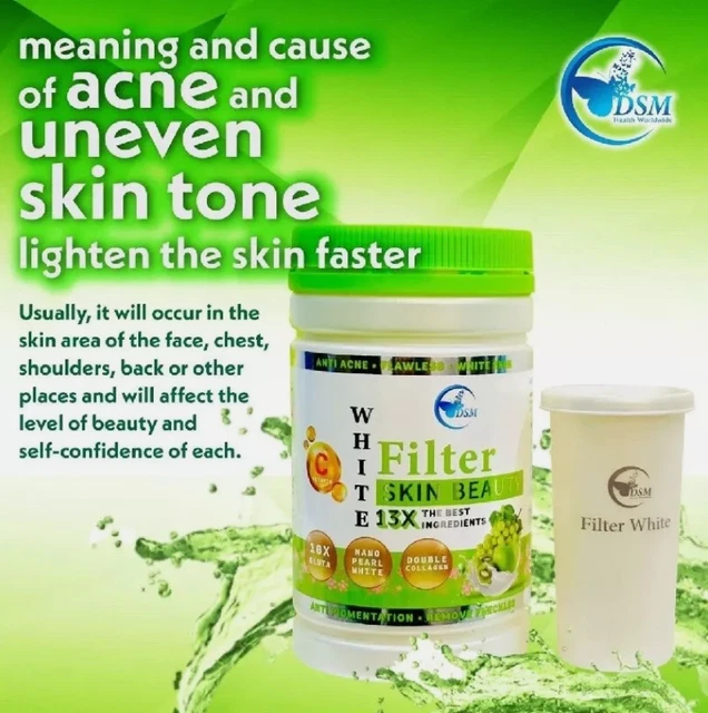 2 X PHYTO Filter White Skin Beauty Collagen Whitening Powder By DSM ...