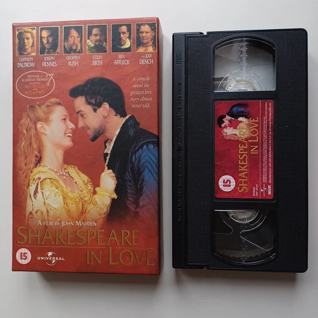 SHAKESPEARE IN LOVE VHS PAL Collectors Boxed Edition Winner Of 7 ...