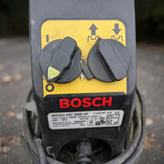 BOSCH AXT 2200 HP Electric Corded Wood Chipper/Shredder £104.70 ...