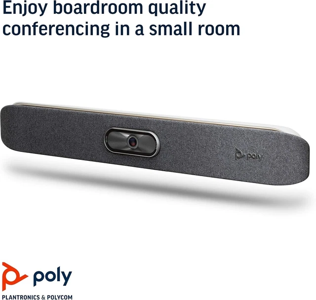 HP POLY STUDIO X30 All-In-One 4K Video & Audio Bar Conferencing System ...