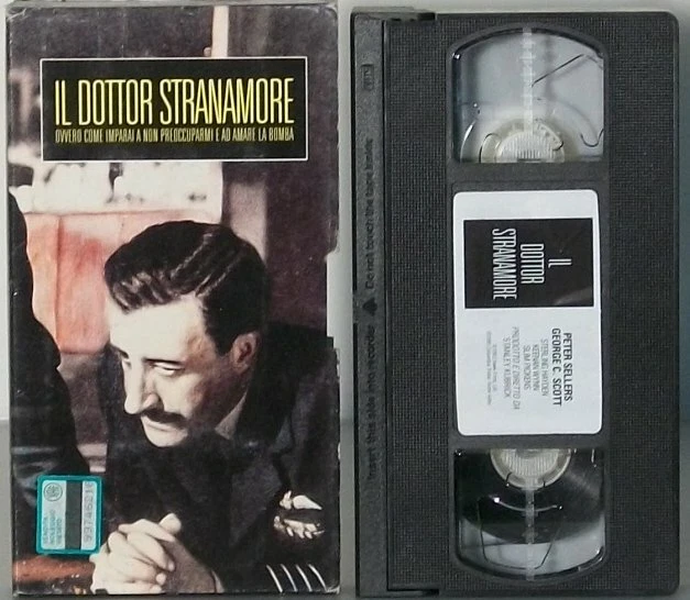 IL DOTTOR STRANAMORE FILM VHS Stanley Kubrick Peter Sellers George C ...