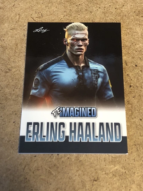 ERLING HAALAND - LEAF CARD RE-IMAGINED 2023 HAALAND MANCHESTER CITY 1 ...