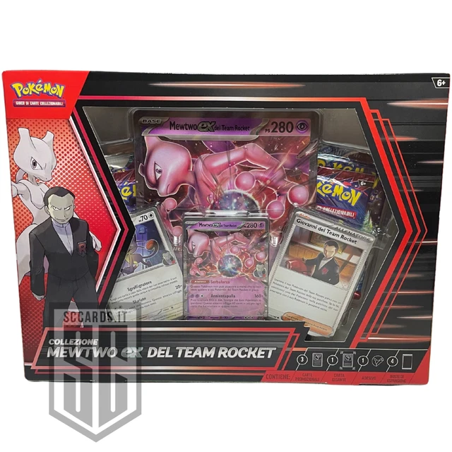 POKEMON COLLEZIONE MEWTWO Ex del Team Rocket 2025 (ITA) EUR 34,99 ...