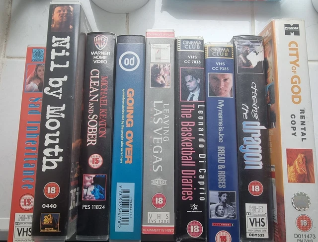 VHS TAPE JOBLOT Addiction alcoholic drugs alcohol powerful films used ...