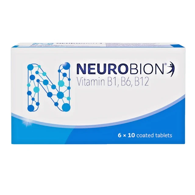 NEUROBION VITAMIN B1, B6, B12 for Numbness, Tingling & Nerve Relief 60 ...