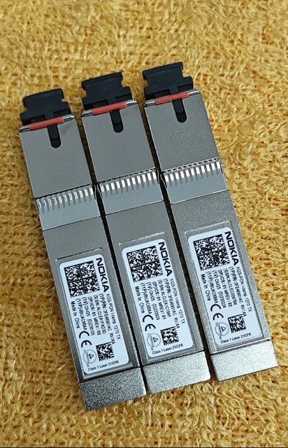 LOT OF 4 Nokia Transceiver Module 3FE46901AC XGS-PON ONU I-Temp 1270 TX ...