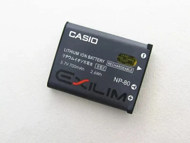 ORIGINAL CASIO NP-80 Battery For EX-Z1 Z2 Z270 Z280 Z550 Z19 Z33 S5 S9 ...