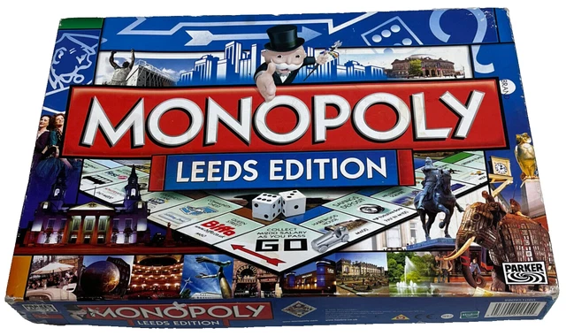 MONOPOLY GAME : Leeds Edition - Rare In Vgc (FREE UK P&P) £24.95 - PicClick UK