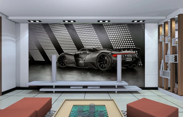 3D SPORTS CAR Show O711 Transport Wallpaper Mural Self-adhesive ...