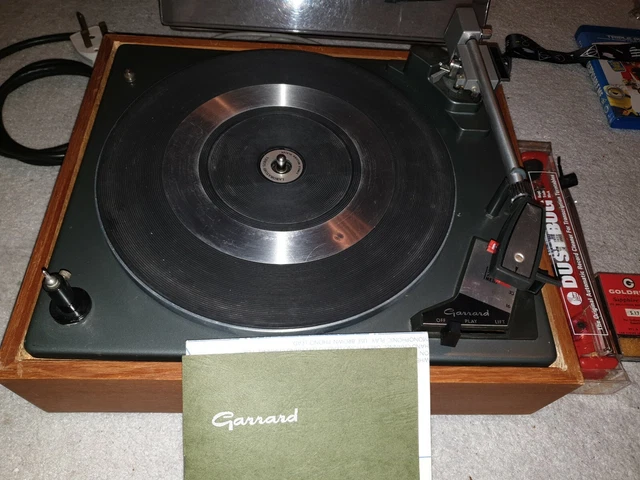 PLATINE TOURNANTE GARRARD SP25 Mk 2 avec socle en teck. EUR 232,76 ...