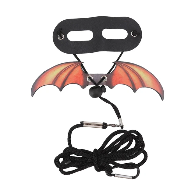 LIZARD LEASH SAFETY Bearded Dragon Harness Wing Costume Adjustable Wear ...