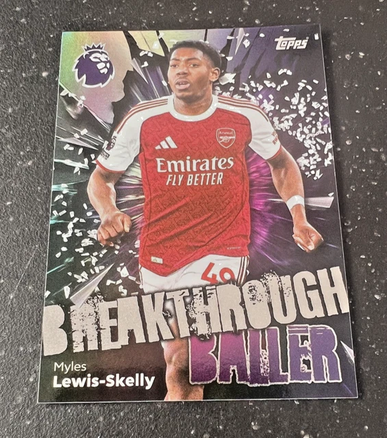 TOPPS PREMIER LEAGUE 2025 2026 Myles Lewis Skelly Arsenal Breakthrough ...