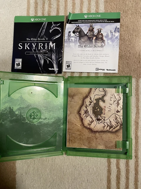 ELDER SCROLLS V: Skyrim Special Edition Xbox One (Case And Inserts Only ...