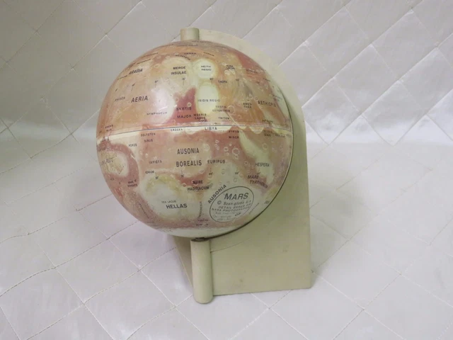 SCAN-GLOBE MARS GLOBE Denmark Vintage 1960s 1970s NASA Mapping $129.99 ...