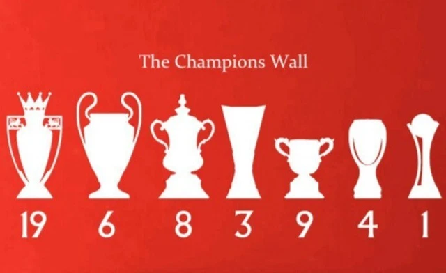 LIVERPOOL FOOTBALL CLUB FC Trophies Champions Wall Fridge Magnet 45mm x ...