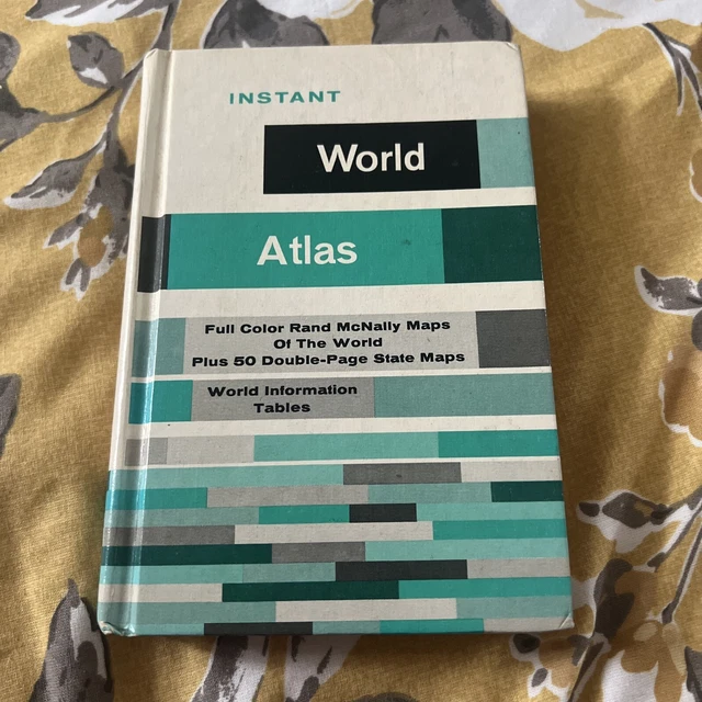 INSTANT WORLD ATLAS by Rand McNally 1970 edition £15.00 - PicClick UK