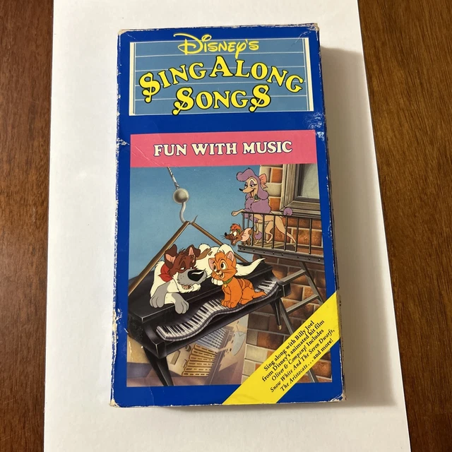 DISNEYS SING ALONG Songs Fun With Music VHS 1993 EUR 6,64 - PicClick FR