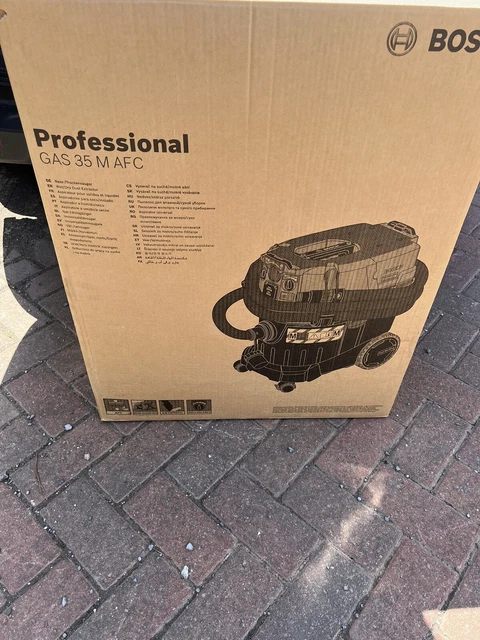 BOSCH PROFESSIONAL GAS35MAFC 240V 35L Wet/Dry M-Class Vacuum Dust ...
