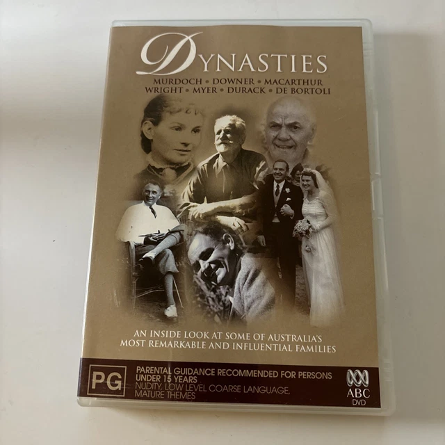 DYNASTIES : SERIES 1 (DVD, 2003, 2-Disc) ABC Documentary Murdoch Downer ...