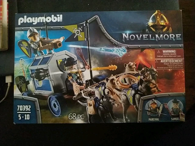 BOITE PLAYMOBIL SET 70392 char du trésor des chevaliers vovelmore neuf ...