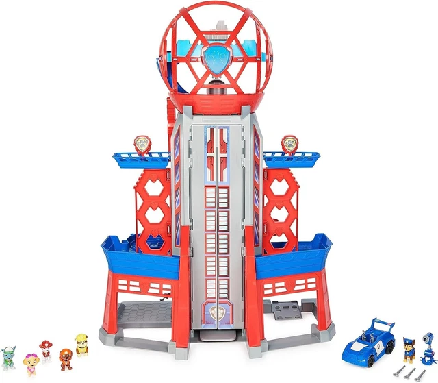 PAW PATROL MEGA quartier général 91 cm de haut avec personnages de jeux ...