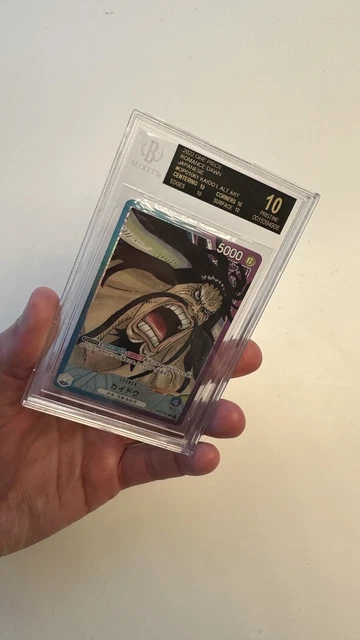 ONE PIECE TCG - KAIDO alt Art OP01-061 BGS BECKETT BLACK LABEL 10 EUR ...