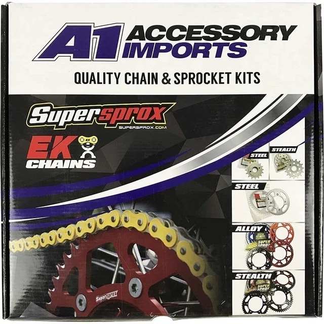 KAWASAKI Z1000 2010-2013 Supersprox Chain & Sprocket Kit 15t/42t Steel ...