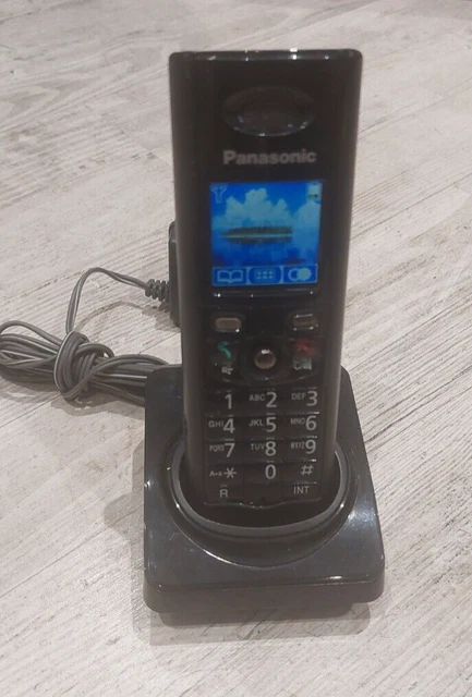PANASONIC - KX-TGA820EX - Téléphone sans Fil - Combiné - Noir - Utilisé ...