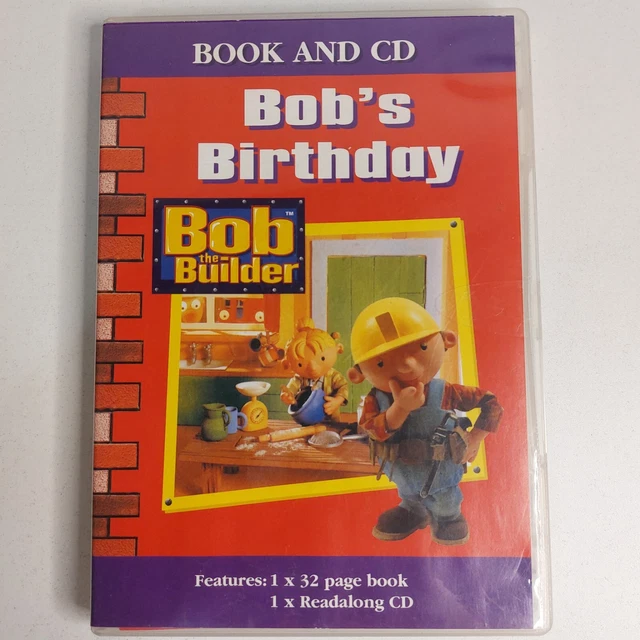BOB THE BUILDER Bob’s Birthday Book And CD Very Good Condition ABC Kids ...