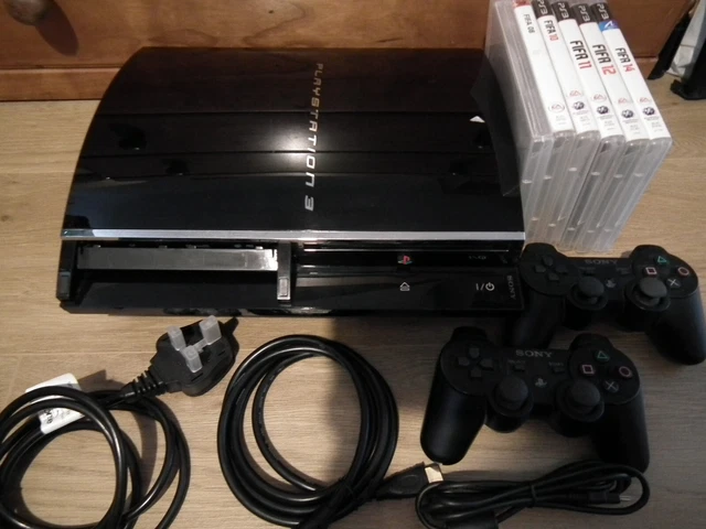 SONY PLAYSTATION 3 PS3 PAL CECHC03 Working Console Bundle 60GB PS2 ...