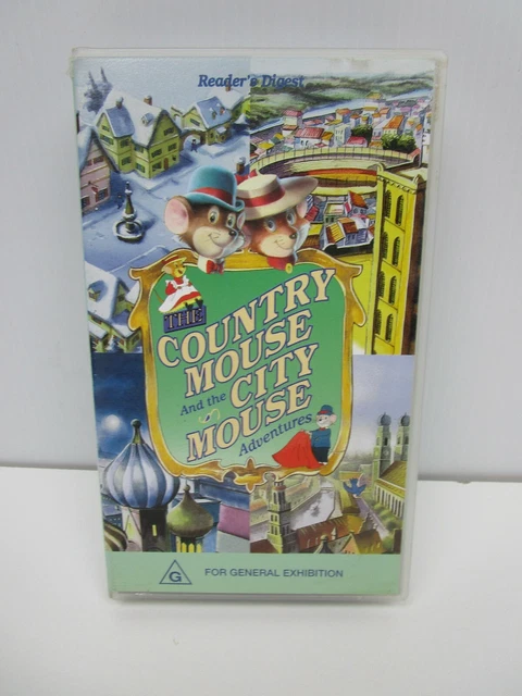 VHS TAPE, COUNTRY Mouse and the City Mouse Adventures, Children's G $16 ...
