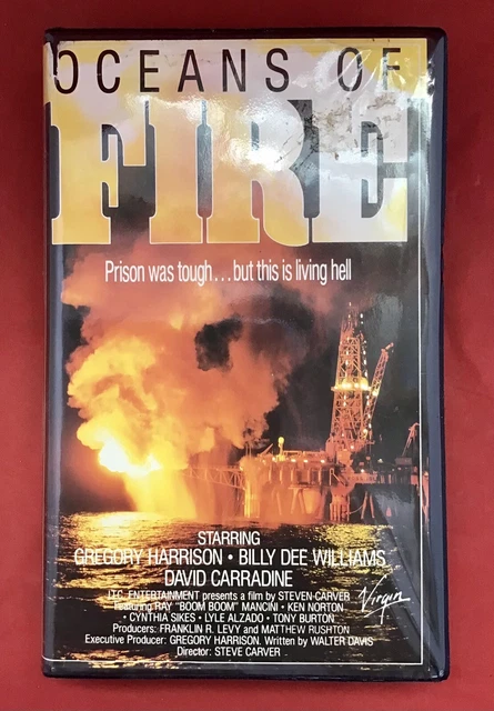 OCEANS OF FIRE VHS Retro Vintage Video Cassette $39.95 - PicClick AU
