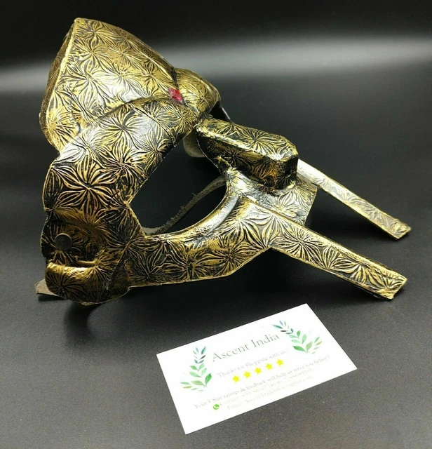 MF DOOM MASK Steel Roman Gladiator GiftAntique European Sterling Golden ...