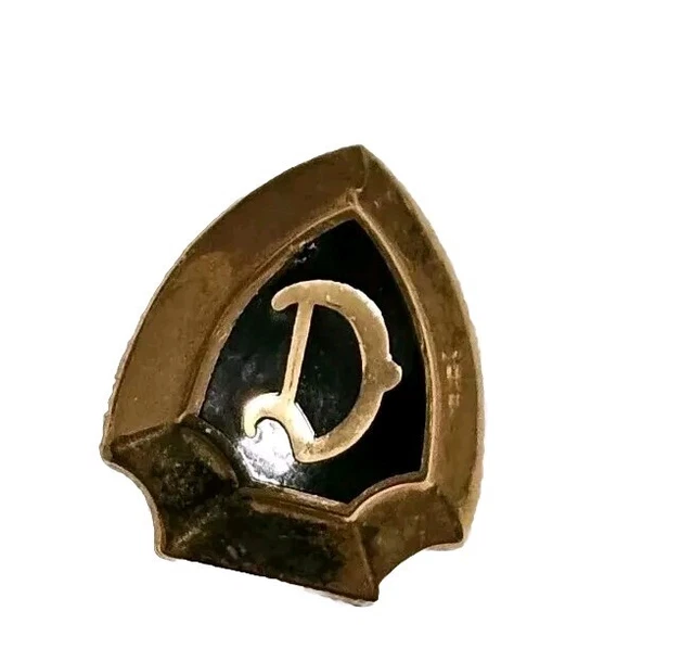 MASONIC LAPEL PIN Early 1900s Enamel Hallmarked Fraternal Badge Antique ...