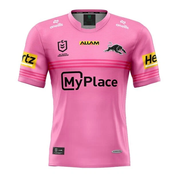 PENRITH PANTHERS 2025 Away Jersey XL - 7XL & Ladies 12 - 20 Pink NRL ...