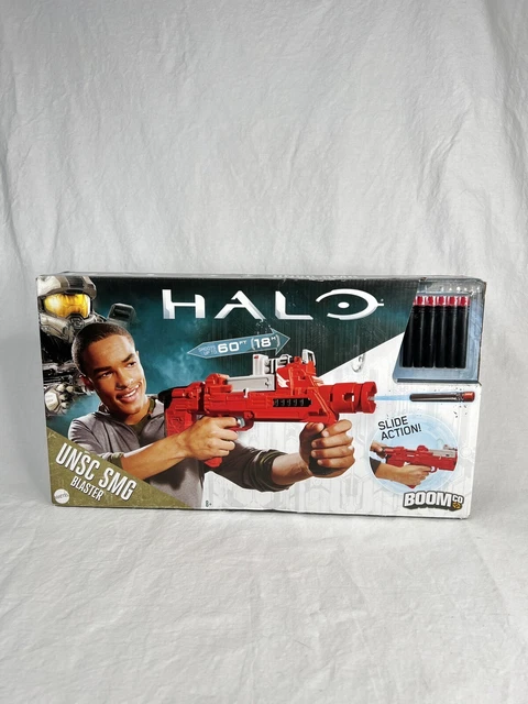 MATTEL BOOMCO HALO UNSC SMG Blaster RED Dart Gun New $55.00 - PicClick